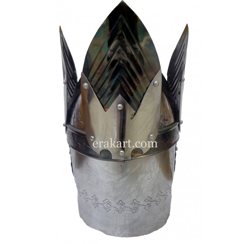 King Gordon Medieval Armor Helmet -Buy Reenactment Costume Online SALE