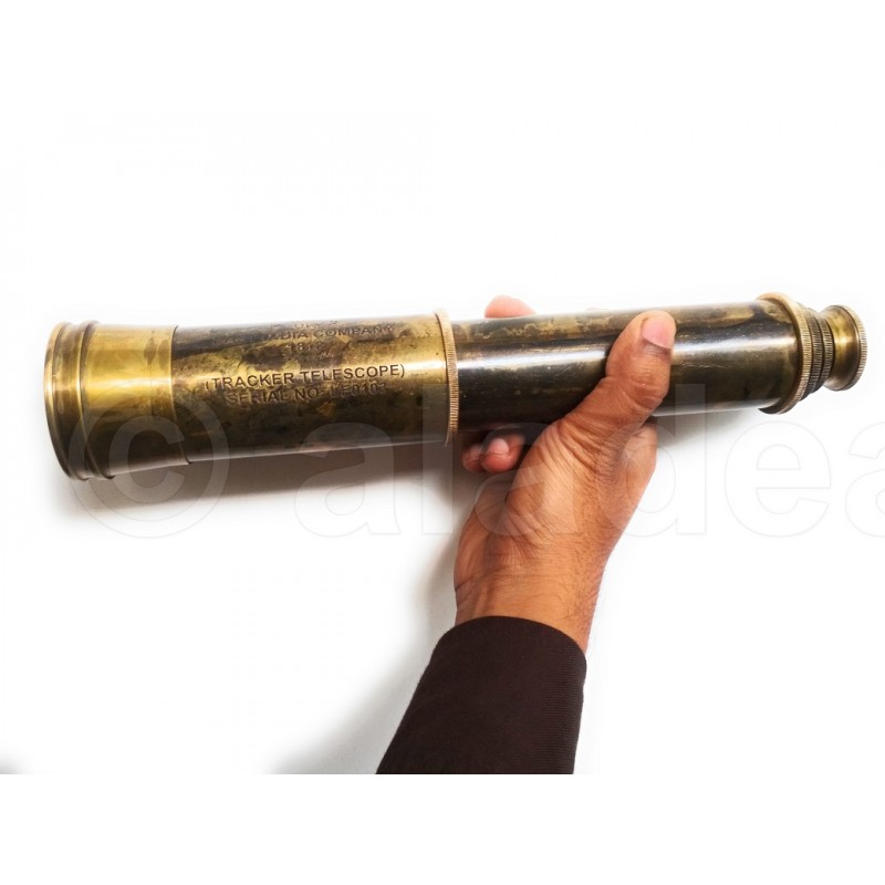 Brass Telescope 1818 East India Company Spyglass 32" Scope