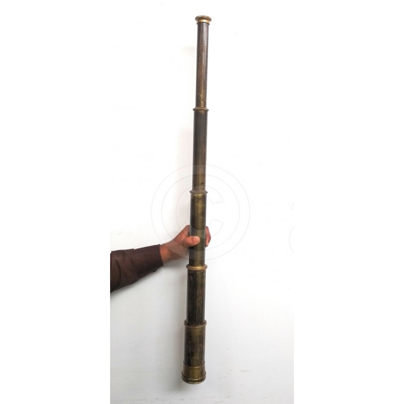 Brass Telescope 1818 East India Company Spyglass 32" Scope